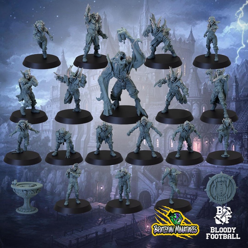 Vampire Team - Brutefun - Fantasy Football - Etsy
