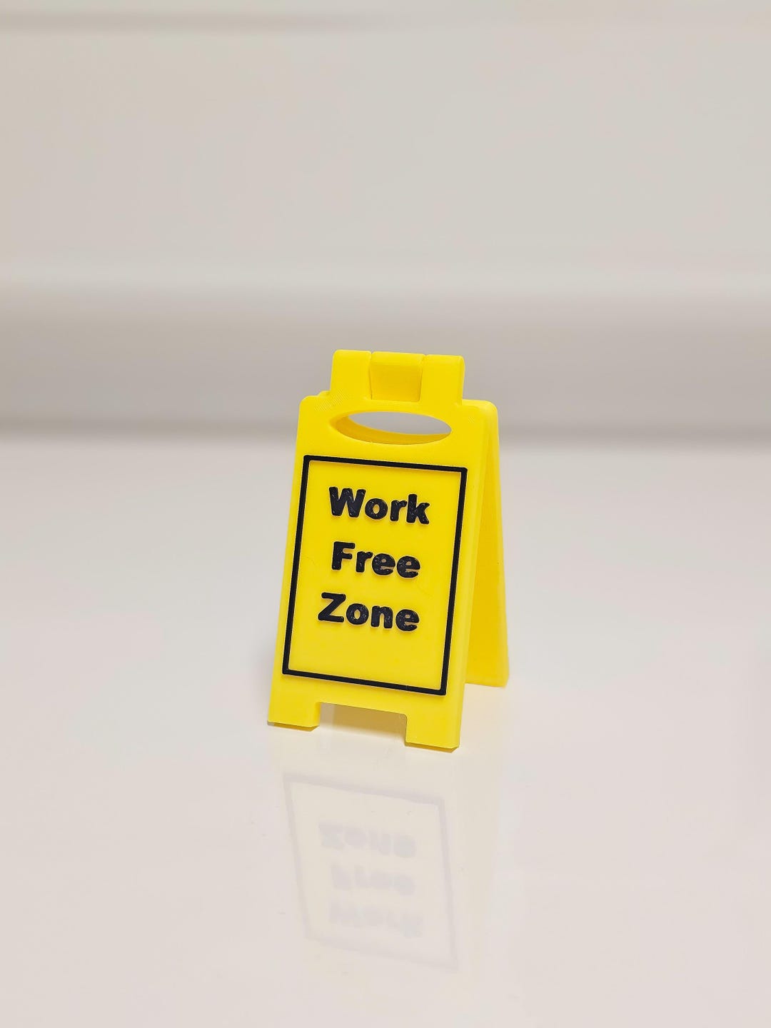 Work Free Zone Mini Desk Sign – Funny Office Decor - Etsy UK