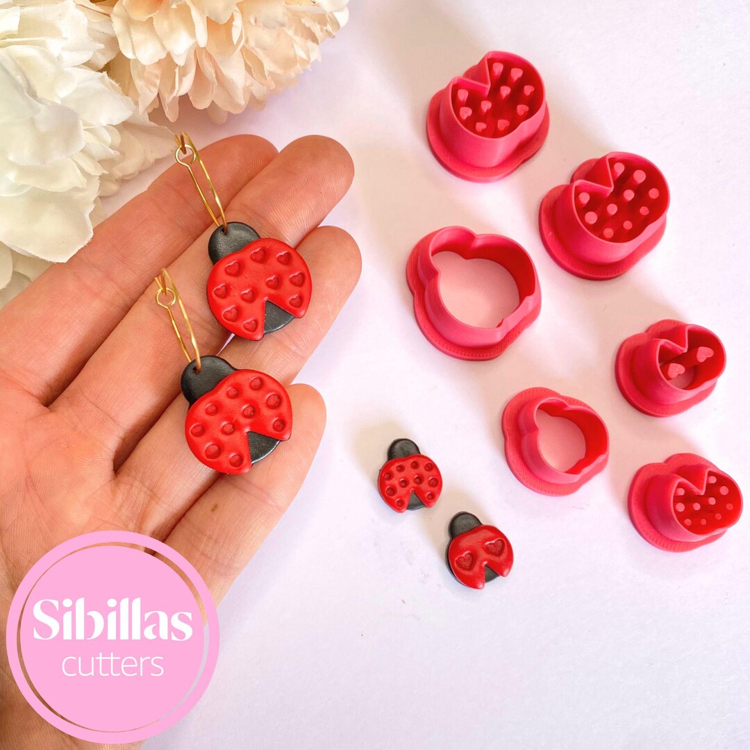 Ladybug Polymer Clay Cutter, Summer Spring Clay Cutter, Cute Animal ...