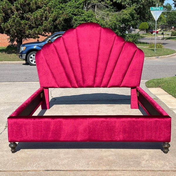 Velvet Bed Frame - Etsy