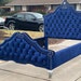 Crystal Tufted Bed Frame: Haute House Inspired, Velvet, Made to Order ...