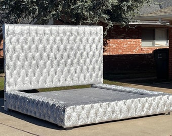 Oversized Upholstered Bed - Etsy