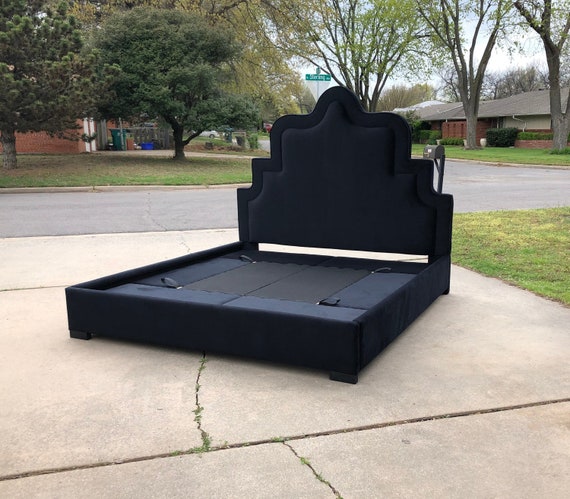King Scalloped Bed Frame