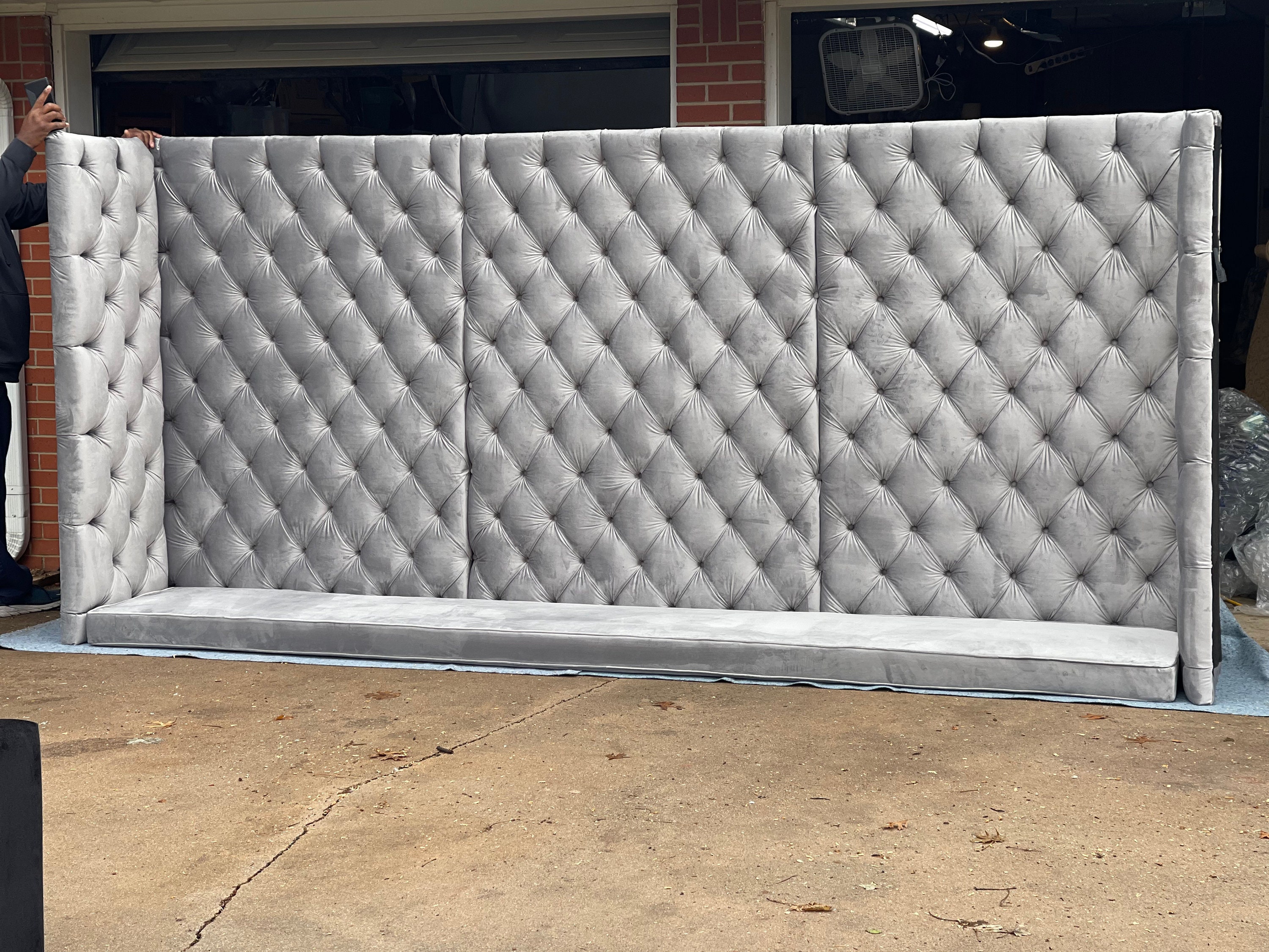 Custom Upholstered Wall Panels: Tufted Banquette Seating, Any Size - Etsy