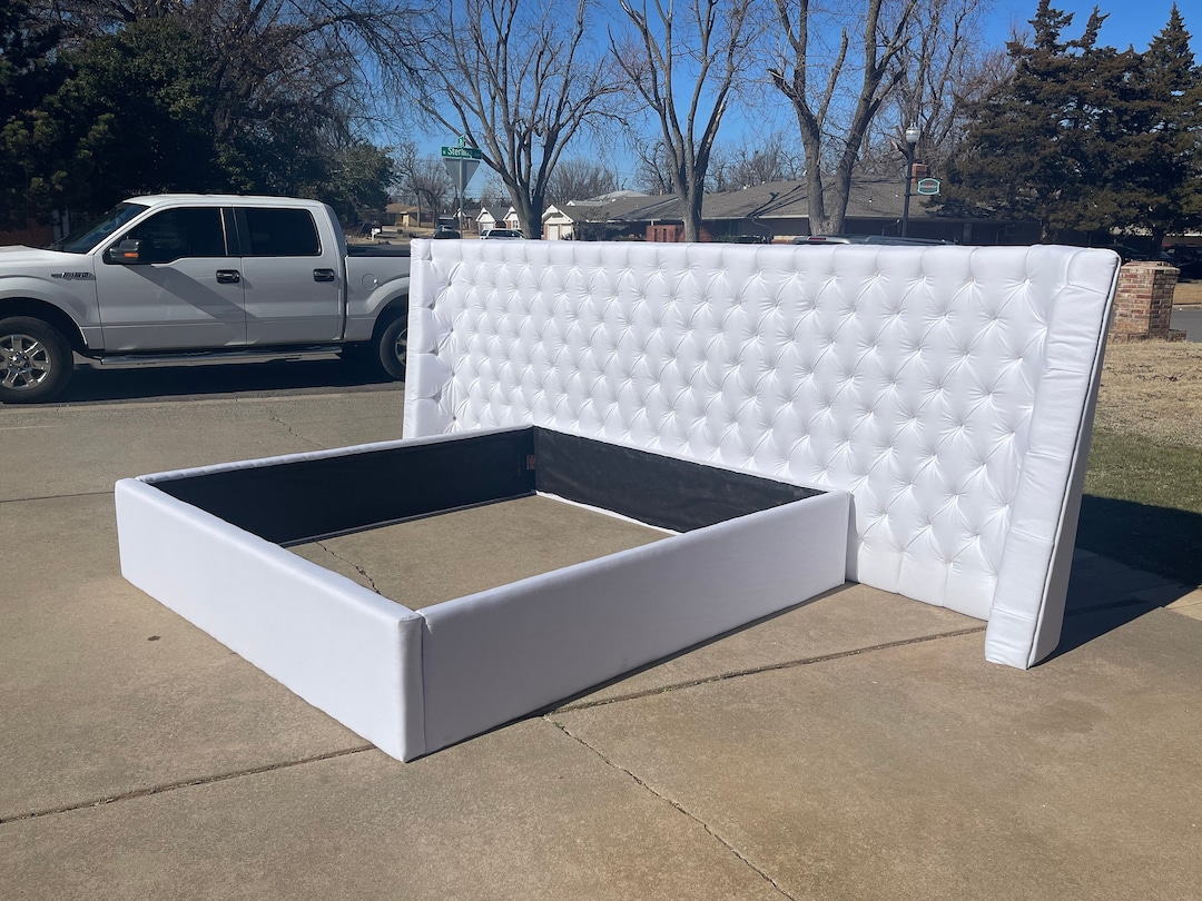Extra Wide Headboard Curved Oversized Modern Contemporary Upholstered ...