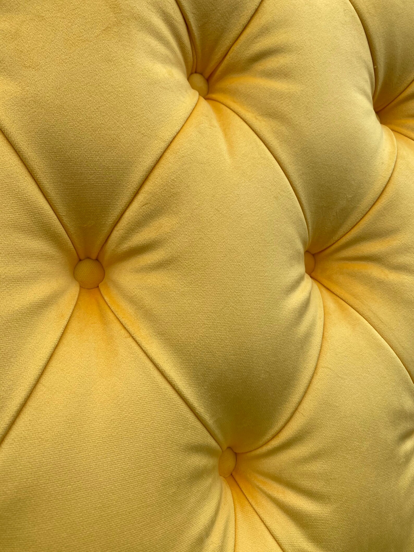 Wall Panels Custom Upholstered Tufted Extra Tall Yellow | Etsy