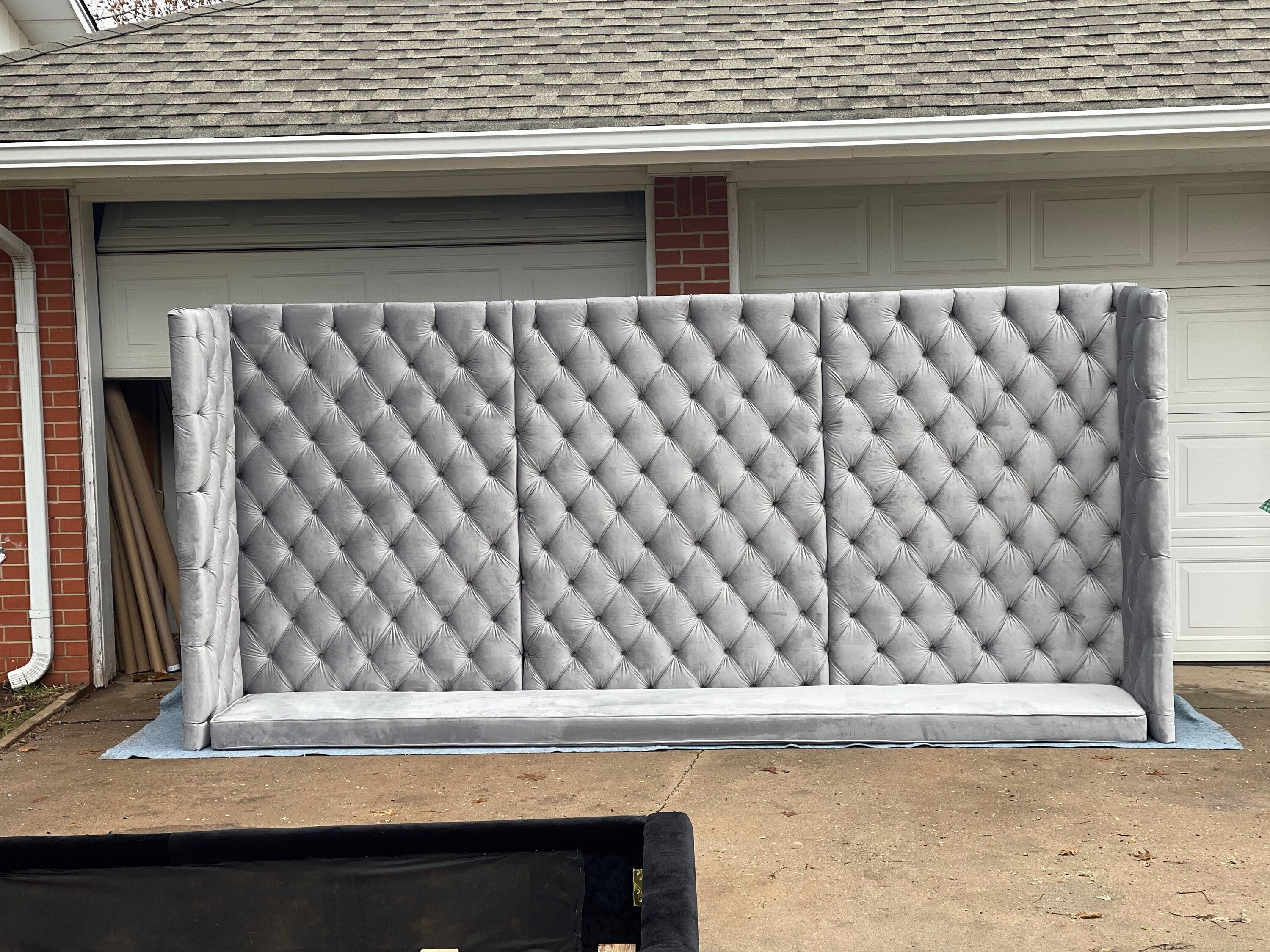 Custom Upholstered Wall Panels: Tufted Banquette Seating, Any Size - Etsy