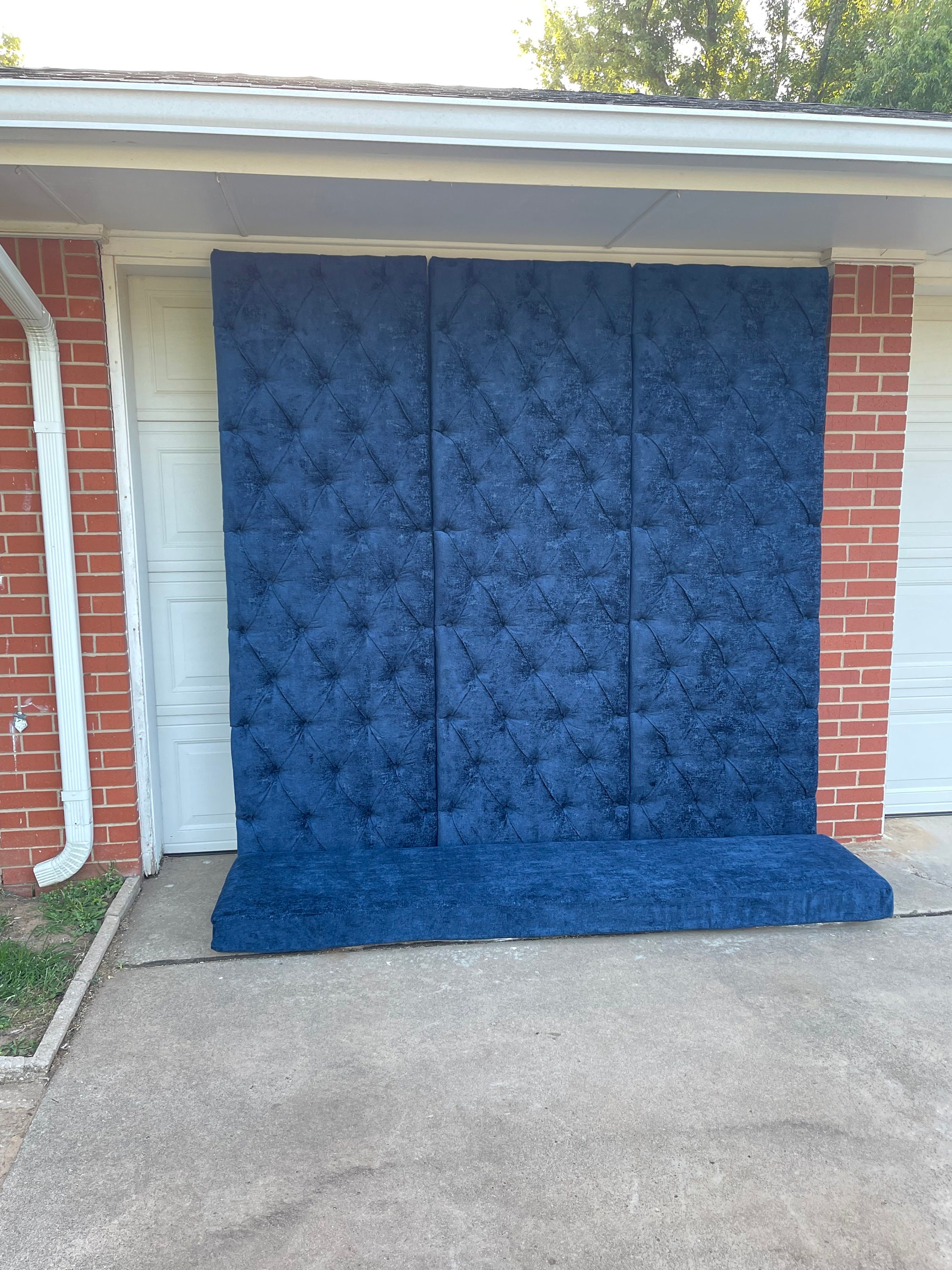 Wall Panels Custom Upholstered Tufted Banquette Diamond Tufted - Etsy