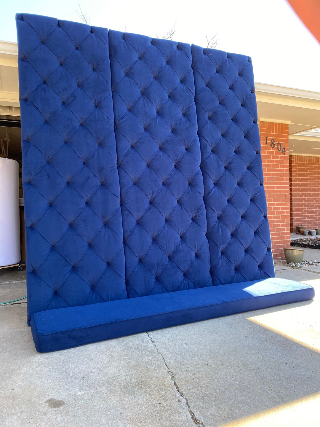 Tufted Wall Panels Custom Upholstered Banquette Seat Headboard Choose Your Fabric Wall System ...