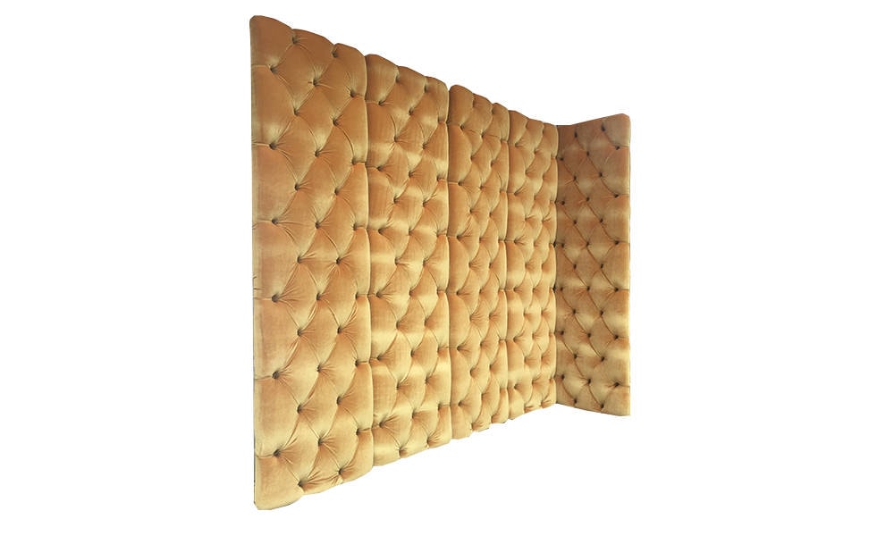 Wall Panels Custom Upholstered Tufted Extra Tall Choose Your Fabric Velvet Linen Leather Wall ...