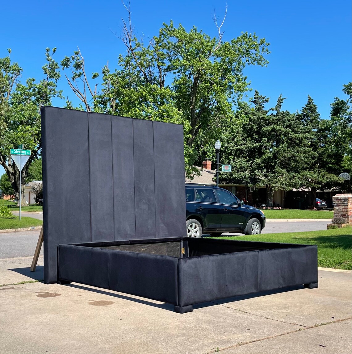 Modern Extra Tall Headboard Panels Adjustable Bed Frame | Etsy