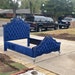 Crystal Tufted Bed Frame: Haute House Inspired, Velvet, Made to Order ...