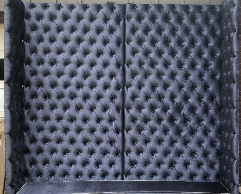 Custom Upholstered Tufted Wall Panels: Banquette Seating System - Etsy