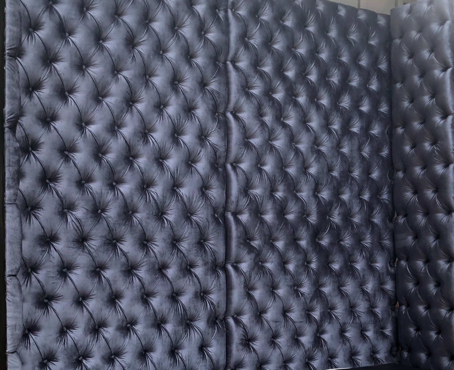 Custom Upholstered Tufted Wall Panels: Banquette Seating System - Etsy