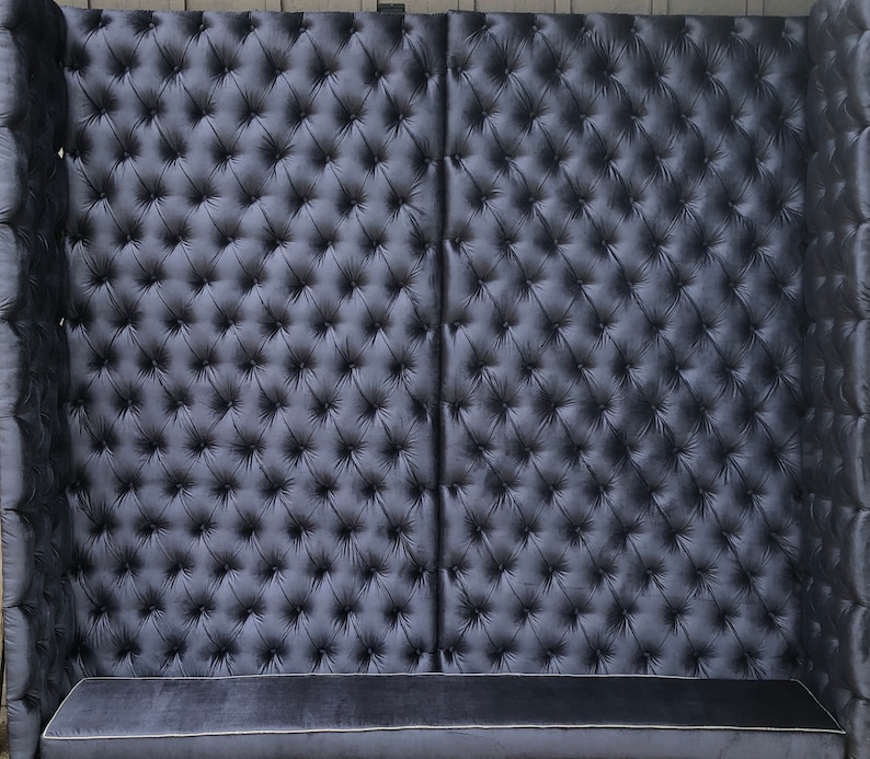 Wall Panels Custom Upholstered Tufted Banquette Channel Any - Etsy