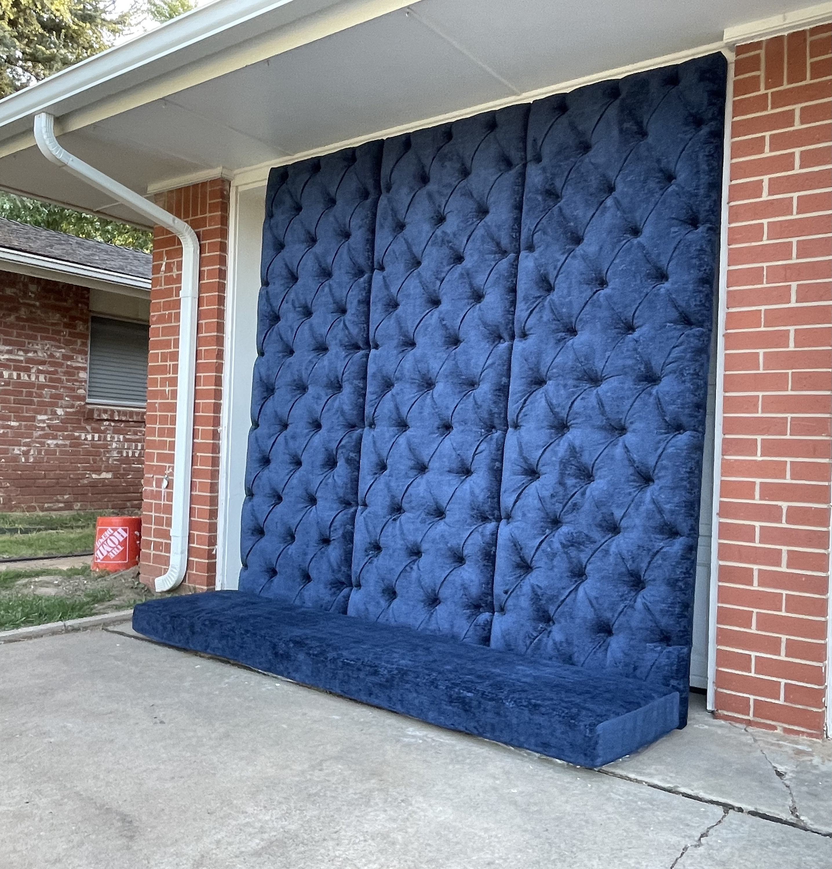 Wall Panels Custom Upholstered Tufted Banquette Diamond Tufted - Etsy