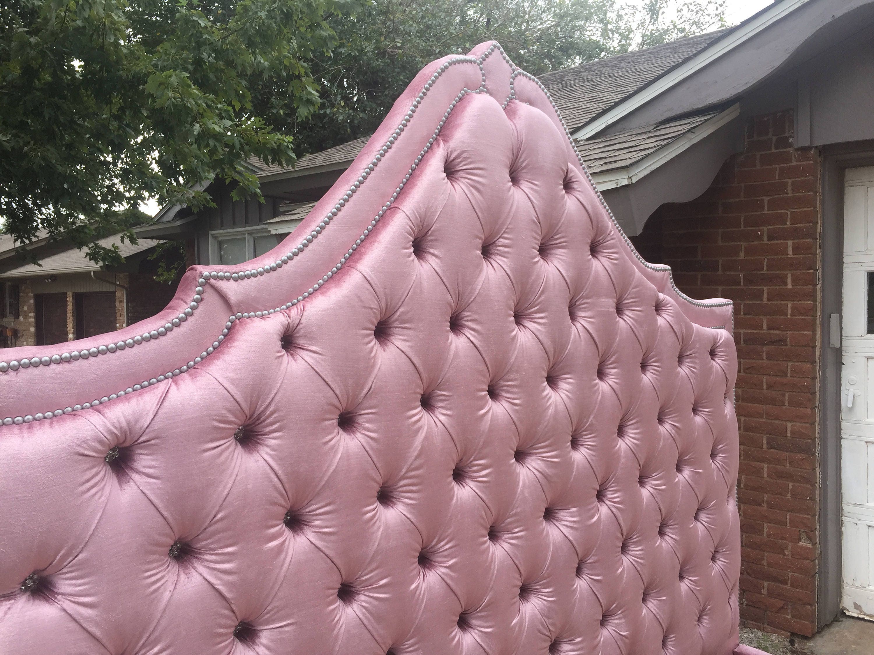 Tufted Bed Headboard Extra Tall King Queen Full Twin Bed Frame - Etsy