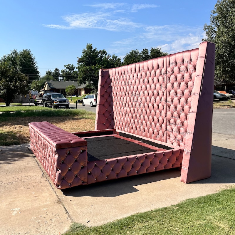 Platform Storage Bed - Etsy