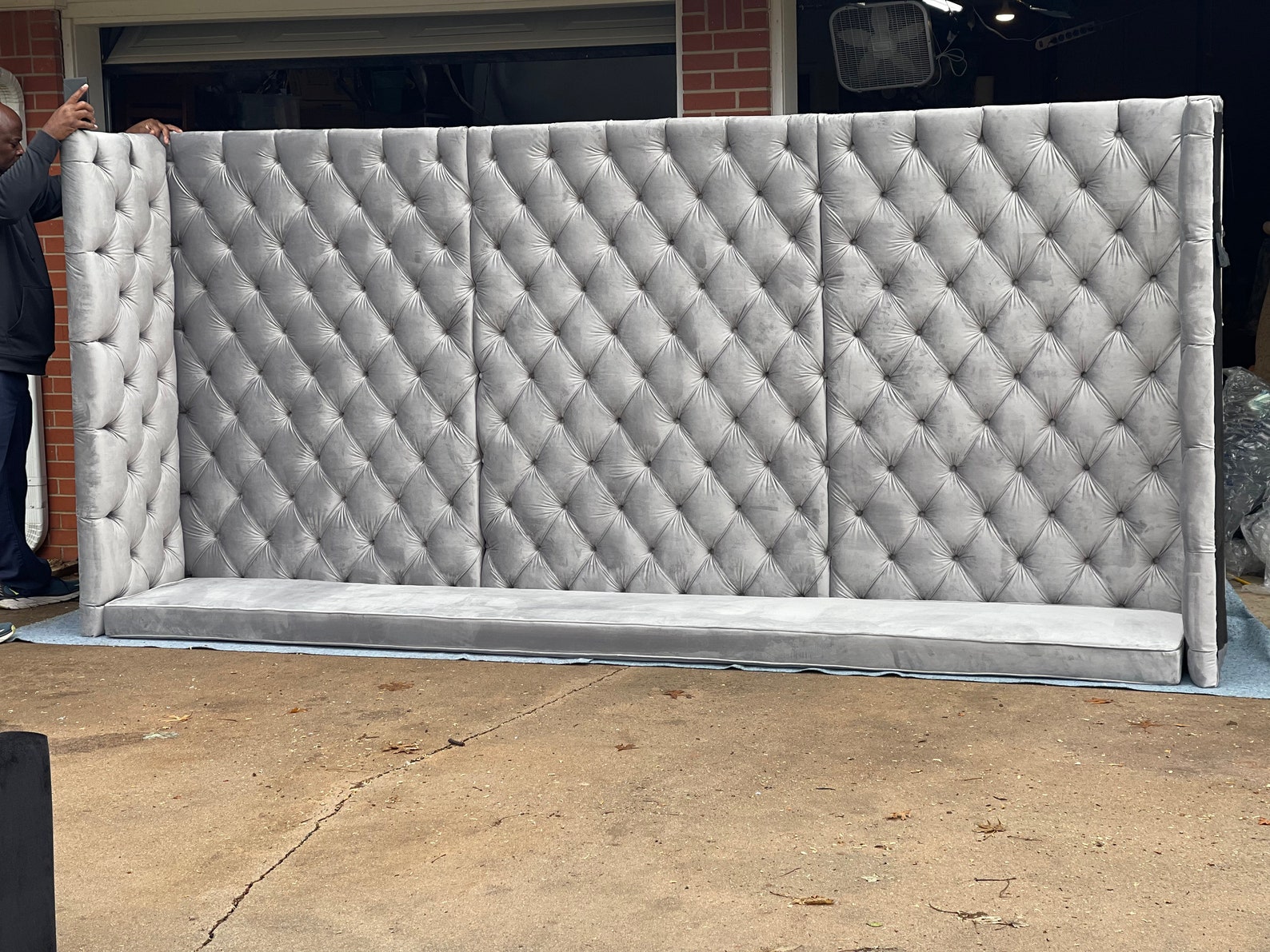 Custom Upholstered Wall Panels: Tufted Banquette Seating, Any Size - Etsy