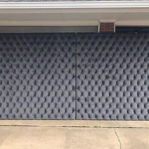 Custom Tufted Velvet Wall Panels: Extra Tall Upholstered Headboard - Etsy