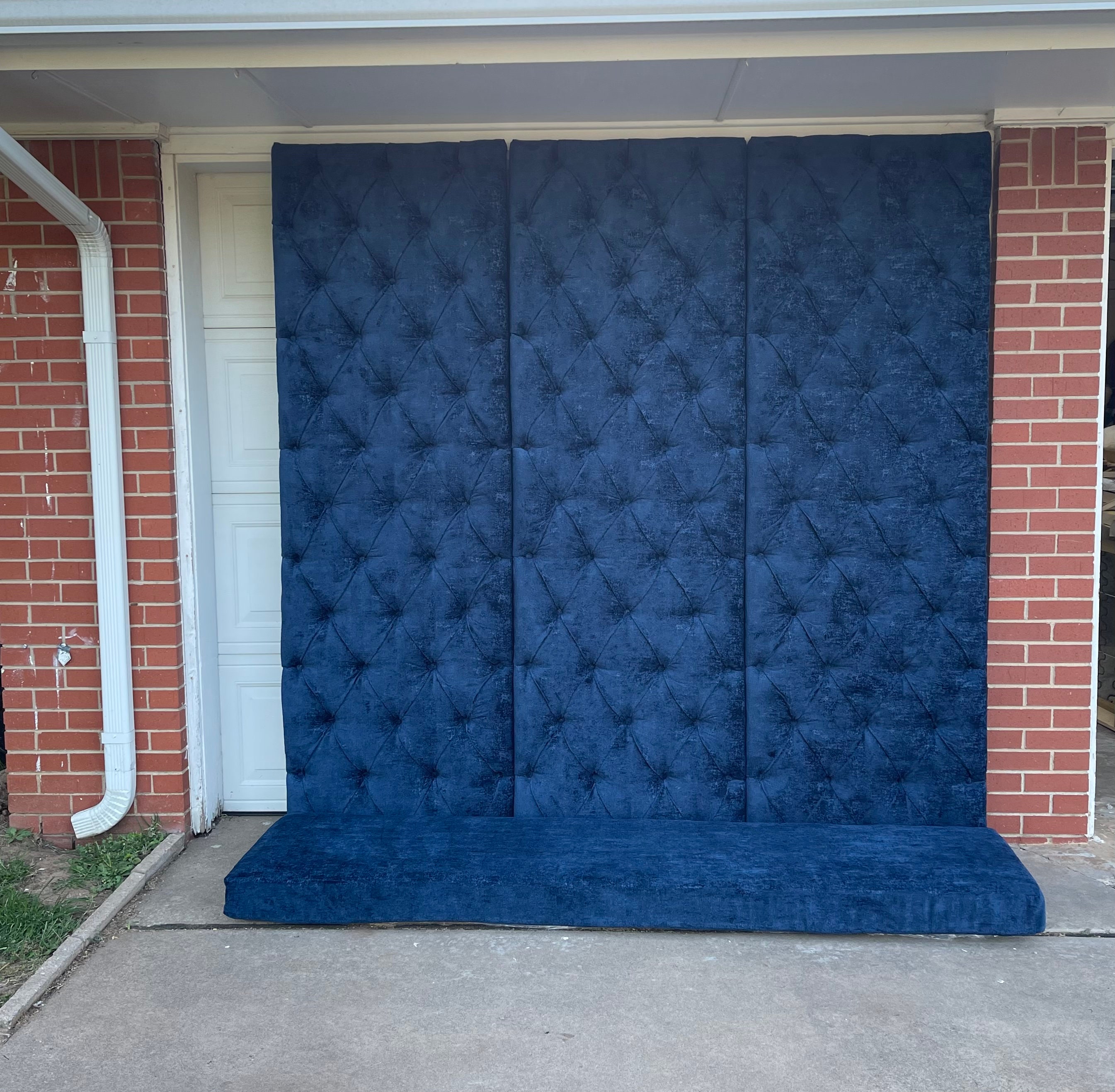 Wall Panels Custom Upholstered Tufted Banquette Diamond Tufted - Etsy