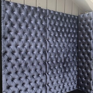 Custom Upholstered Tufted Wall Panels: Banquette Seating System - Etsy