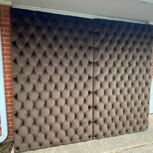 Custom Tufted Velvet Wall Panels: Upholstered Banquette - Etsy