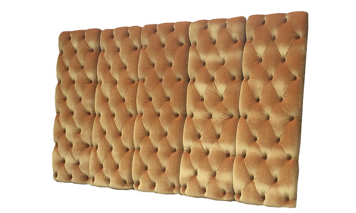 Wall Panels Custom Upholstered Tufted Extra Tall Choose Your Fabric ...