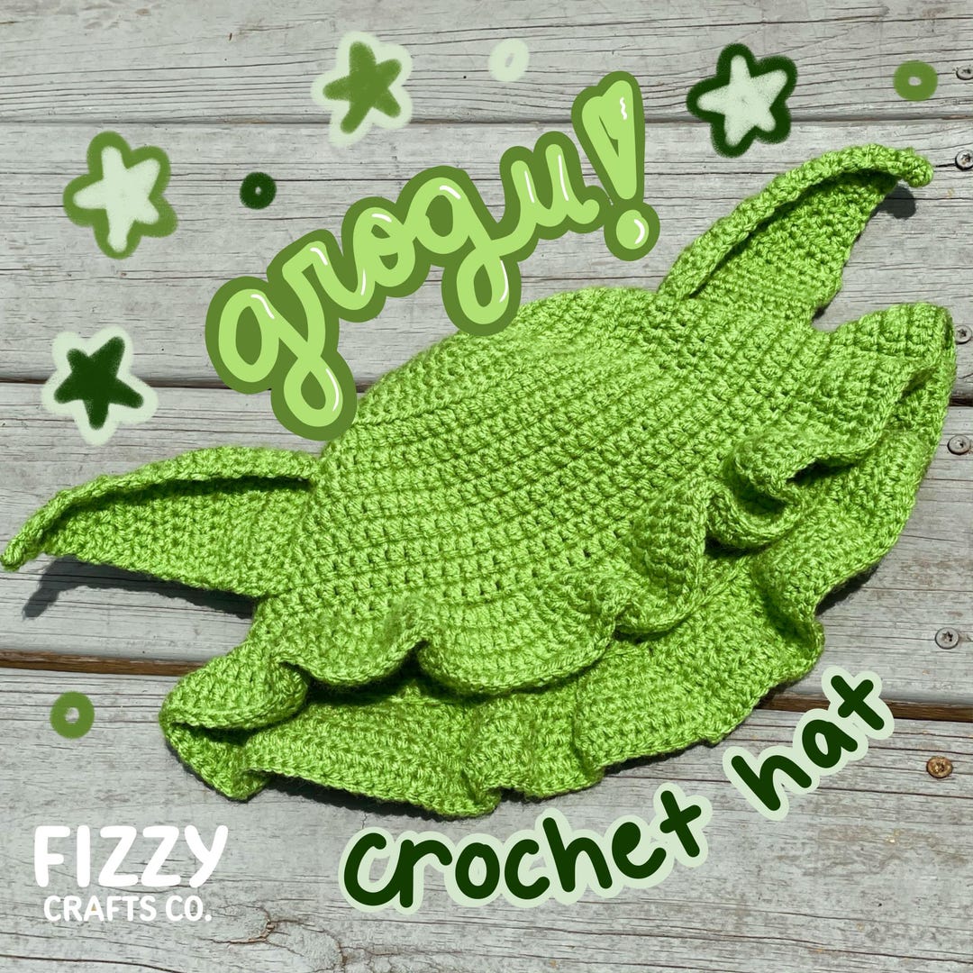 Grogu Star Wars Crochet Bucket Hat - Etsy