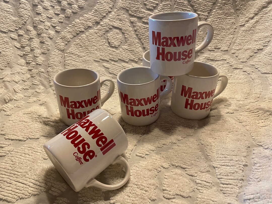 Set of Six Maxwell House Coffee Mugs Made in England Vintage - Etsy
