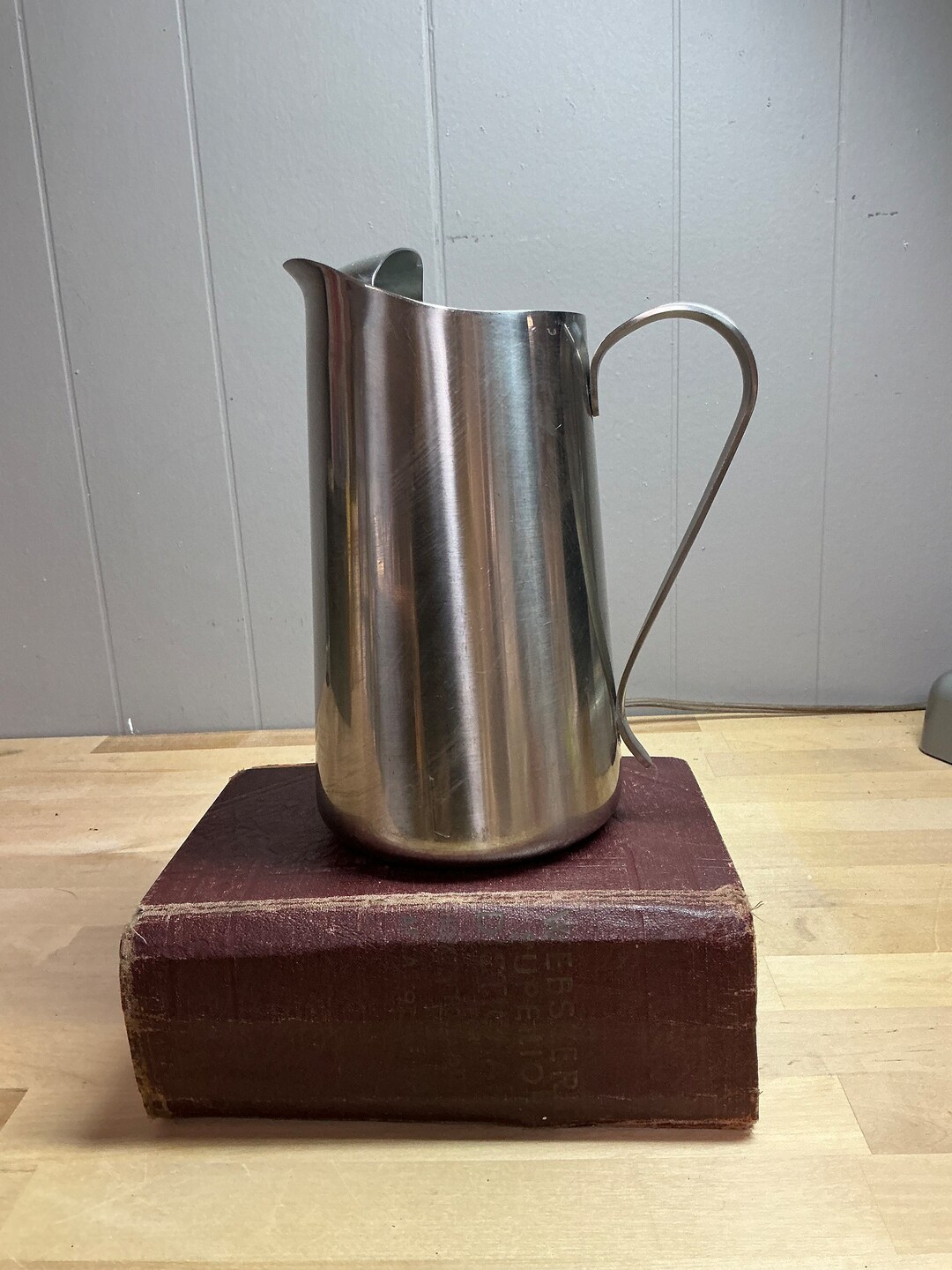 Stainless Steel Oneida MCM Pitcher Water Vase Accessory - Etsy