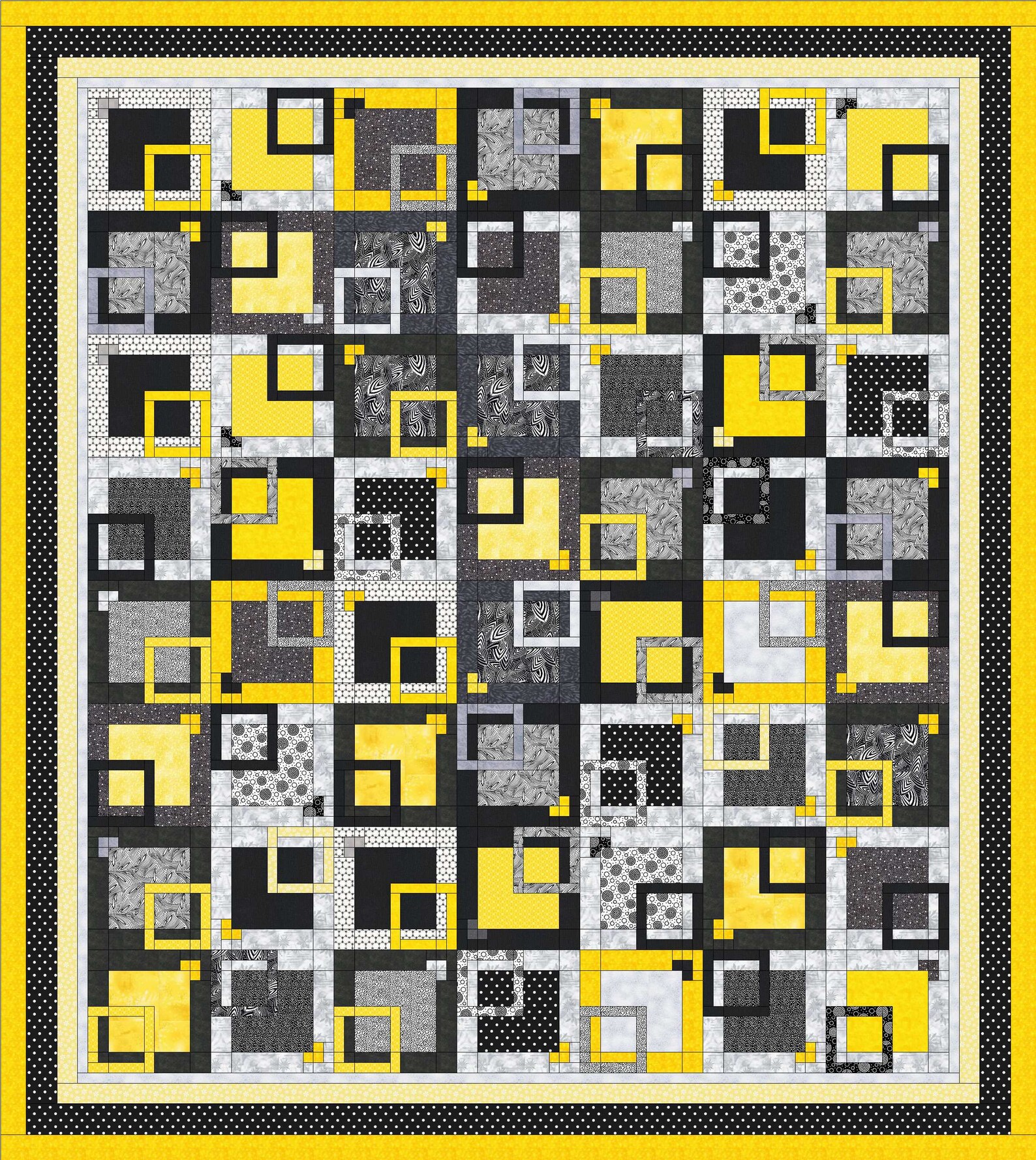 Square Dance Quilt Pattern Pdf 5 Different Sizes Included in - Etsy