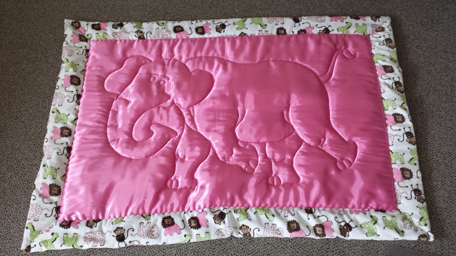 Minky Satin Baby Quilt Crib Quilt Baby Blanket - Etsy