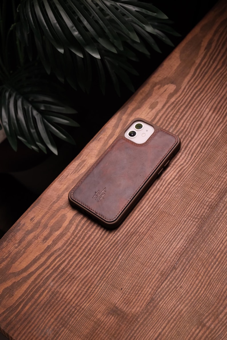 Handmade Full-grain Leather Magsafe iPhone 16 Case - Etsy