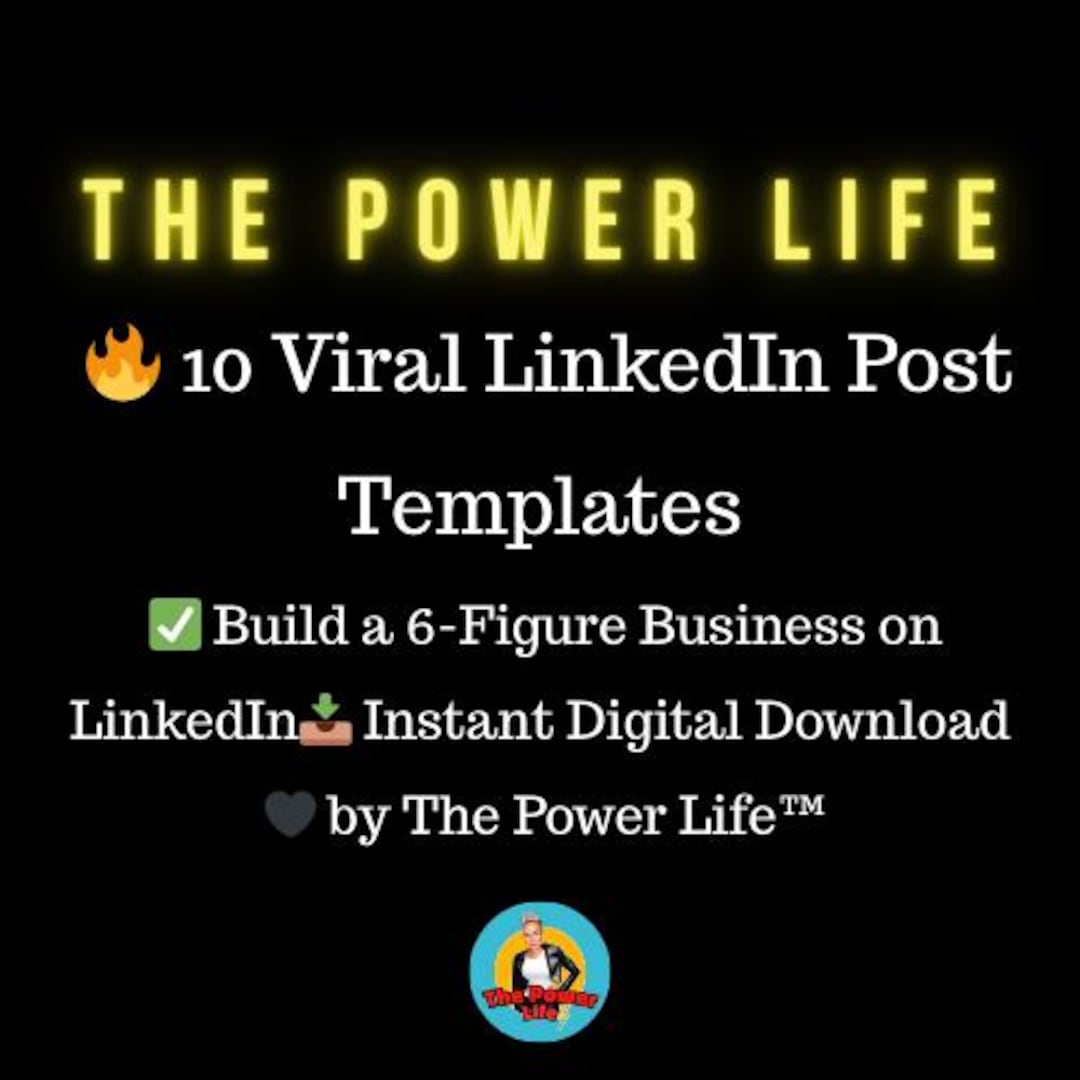 Linkedin Post Templates for Entrepreneurs Coaches | 10 Viral PDF ...