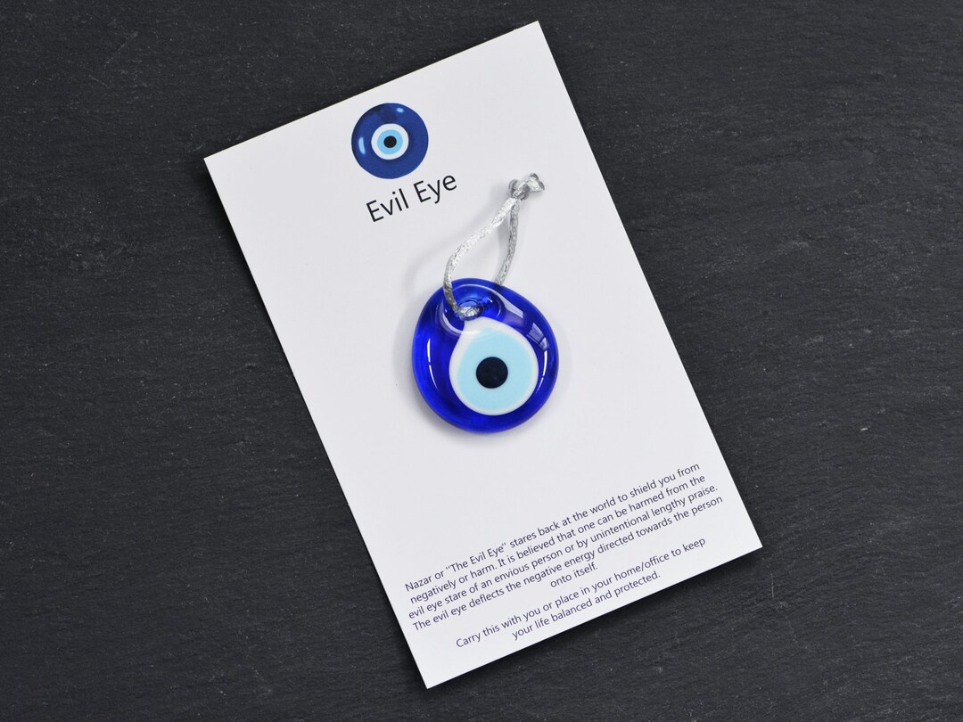 Blue Evil Eye Bead Gift, Evil Eye Charm, Turkish Nazar Protective ...