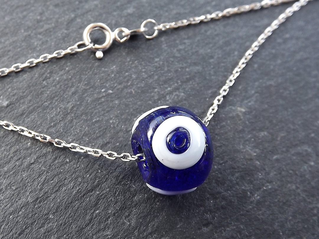 Authentic Evil Eye Necklace, Blue Evil Eye, Good Luck Charm, Good Luck ...