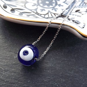 Authentic Evil Eye Necklace, Blue Evil Eye, Good Luck Charm, Good Luck ...