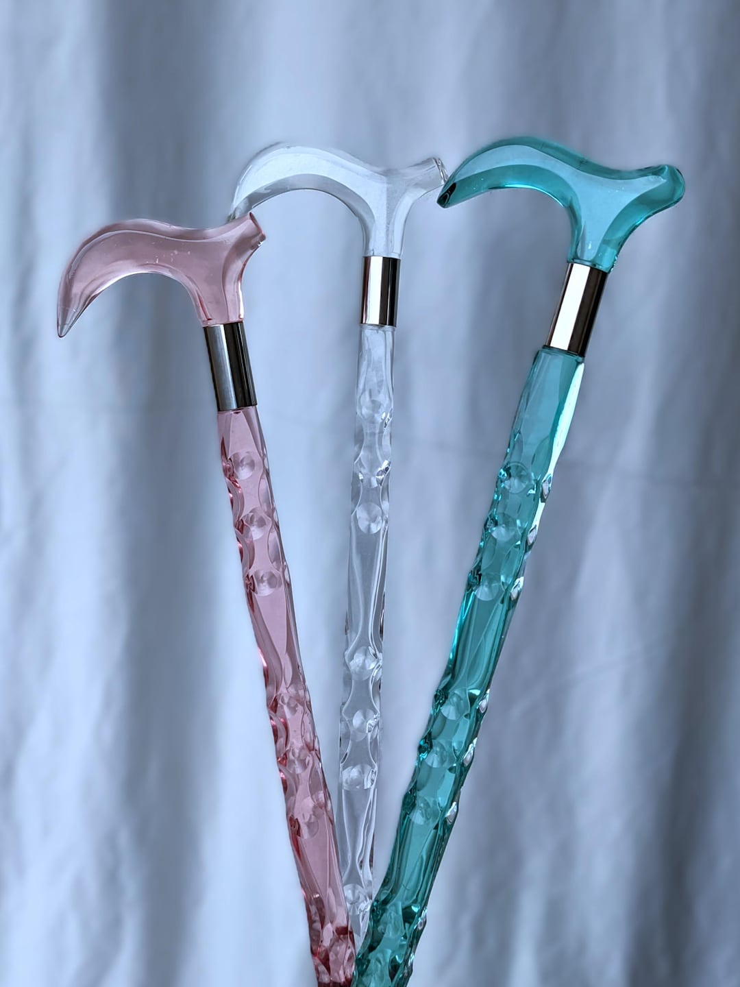 Clear Acrylic Walking Cane: Elegant Support for Women & Seniors - Etsy