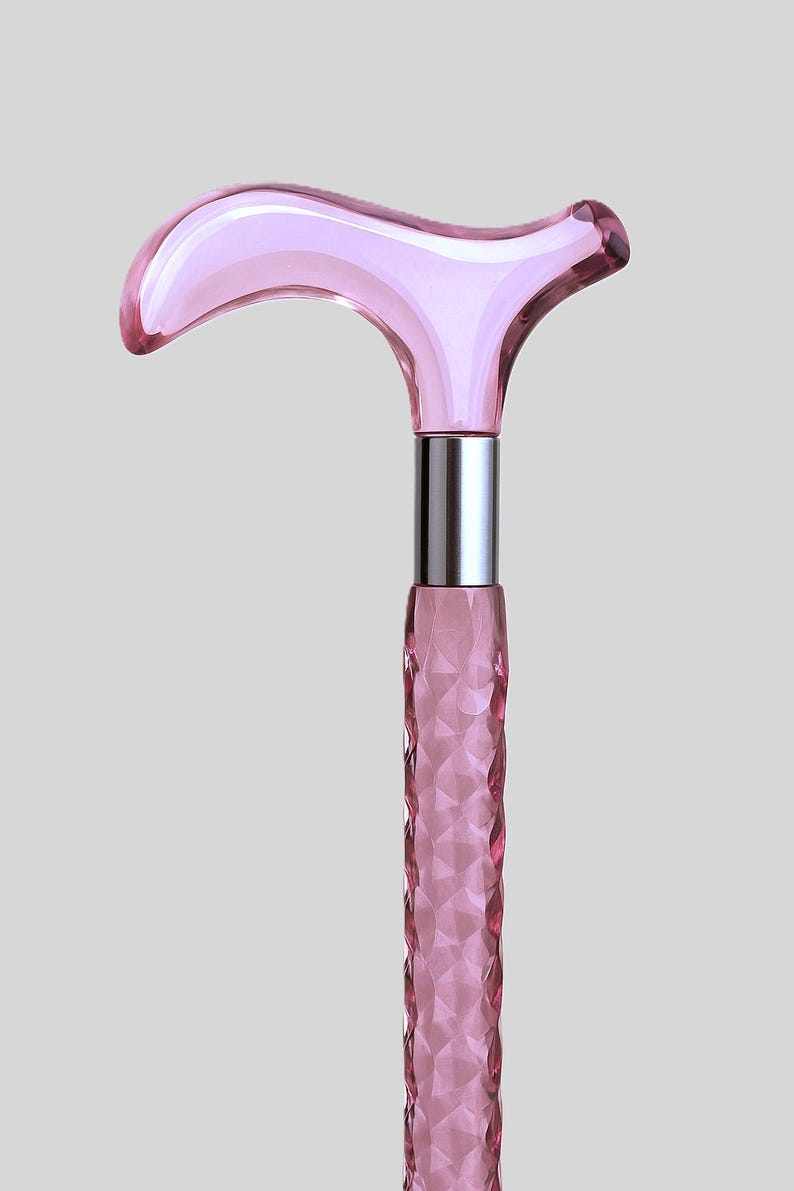 Purple Rhinestone Walking Cane: Elegant Bling Fashion Accessory for Man ...