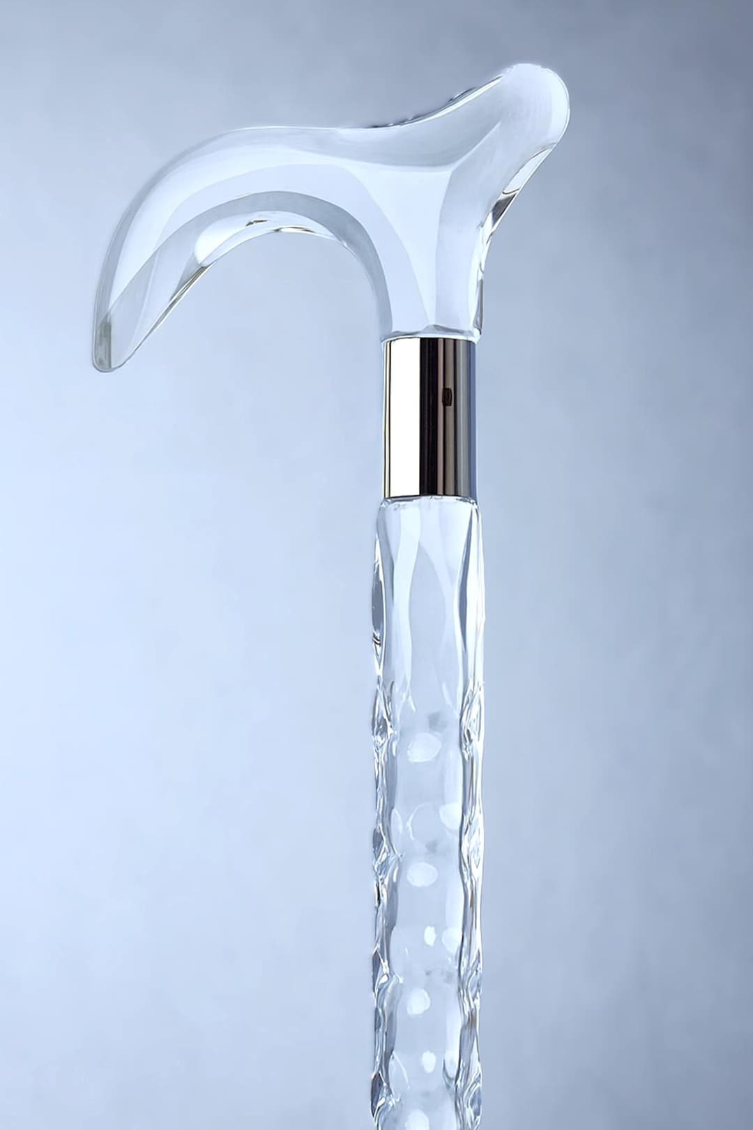 Transparent Acrylic Walking Cane – Handle Luxury Stick for Men & Women ...
