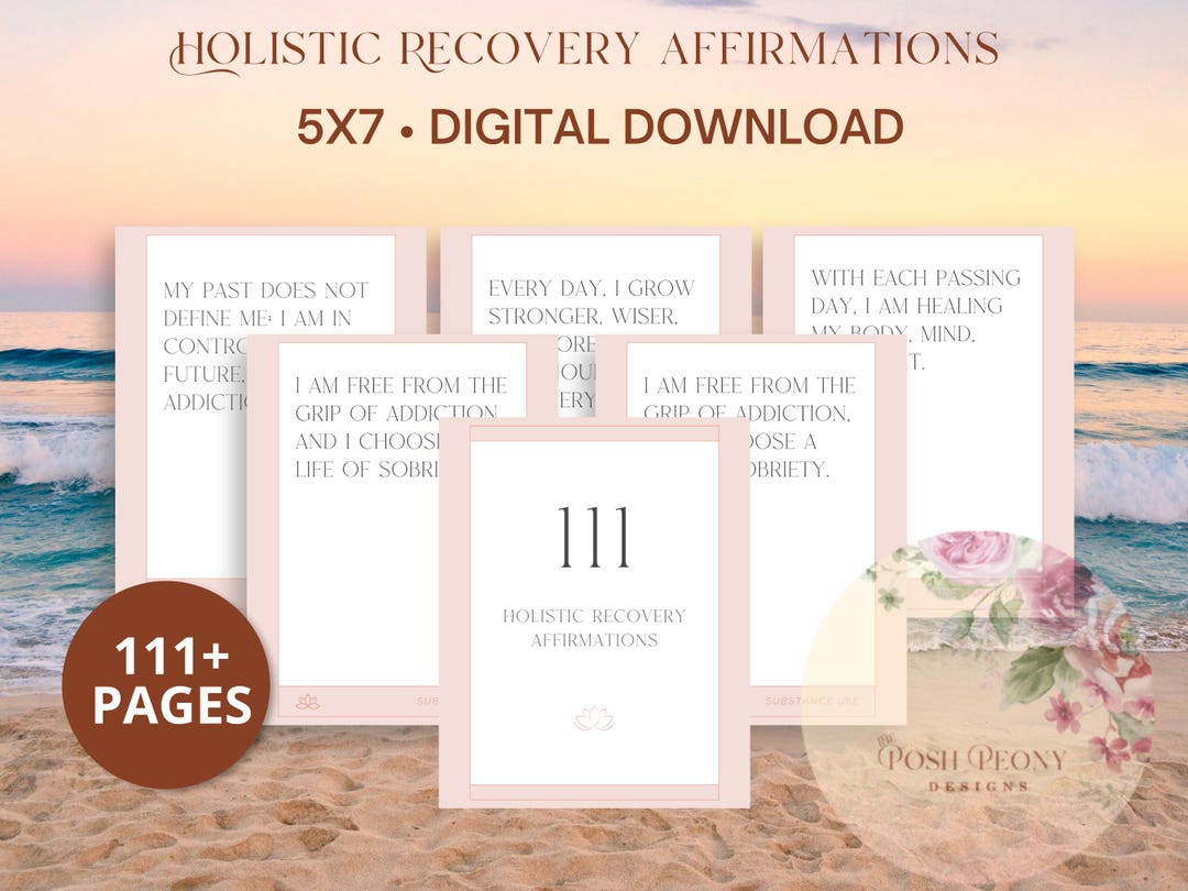 Holistic Recovery Affirmation Cards Deck for Healing, Self Love ...