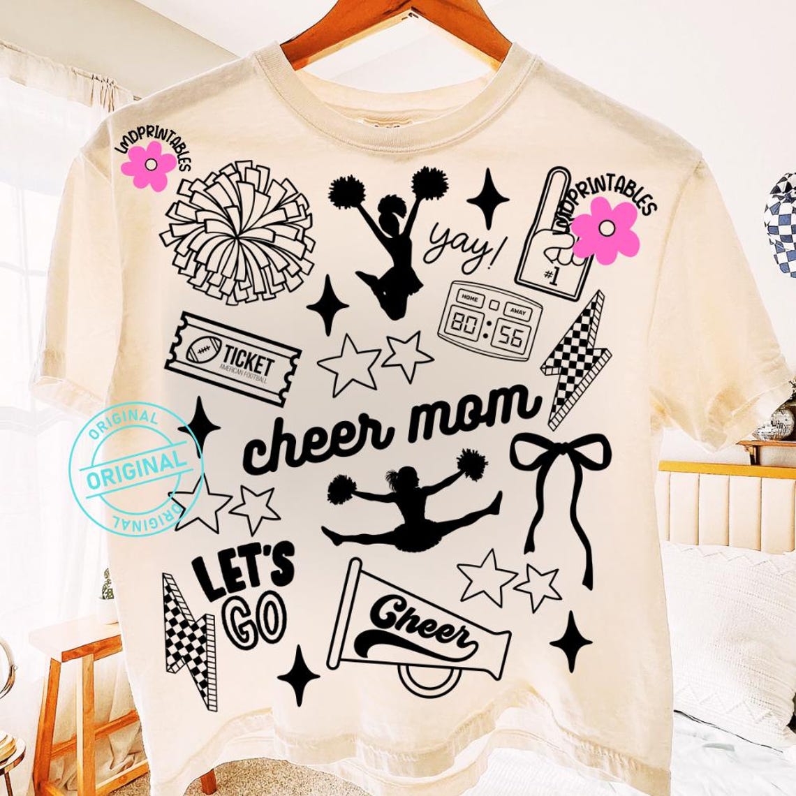 Cheer Mom PNG, Doodle Cheer Png, Cheer Mama Png, Instant Digital ...