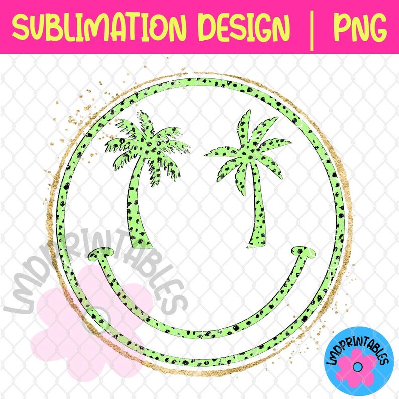 Smiley PNG, Beach PNG, Palm Tree Smile Face Png, Smile Png, Summer Png ...