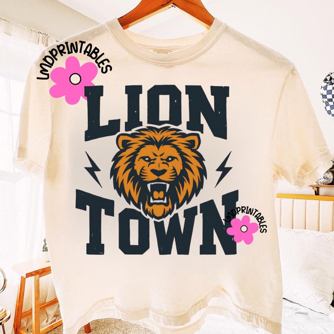 Lion Town PNG, Lions School Mascot Sports Team League, Lions Football ...