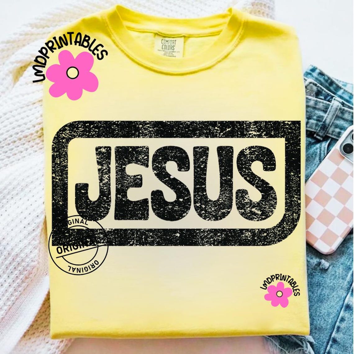 Jesus PNG, Retro Jesus Shirt Png, Christian Png, Neon Summer Jesus ...