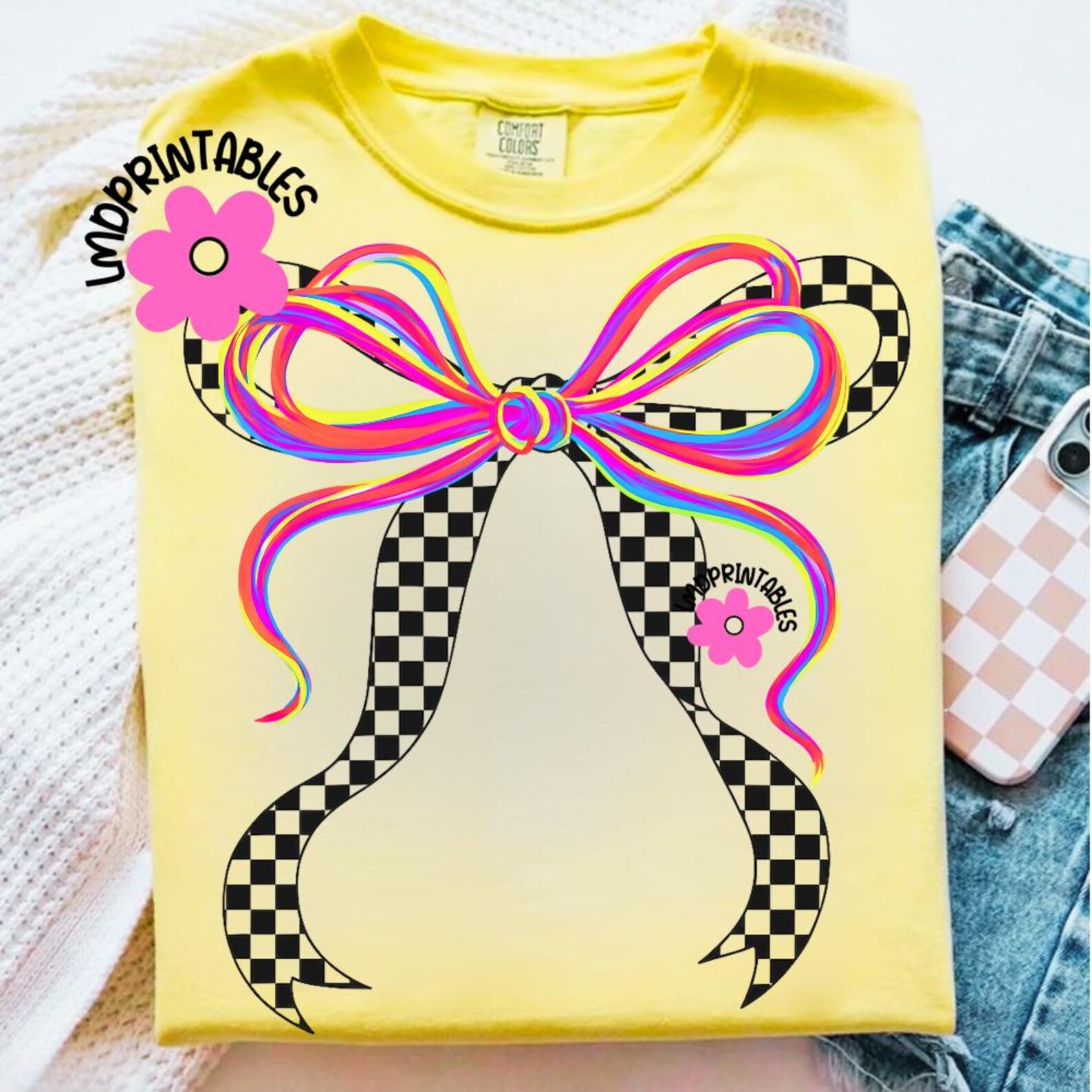 Karierte Schleife PNG, Kokette Png Png, Sommer Herbst Png Kokette Png ...