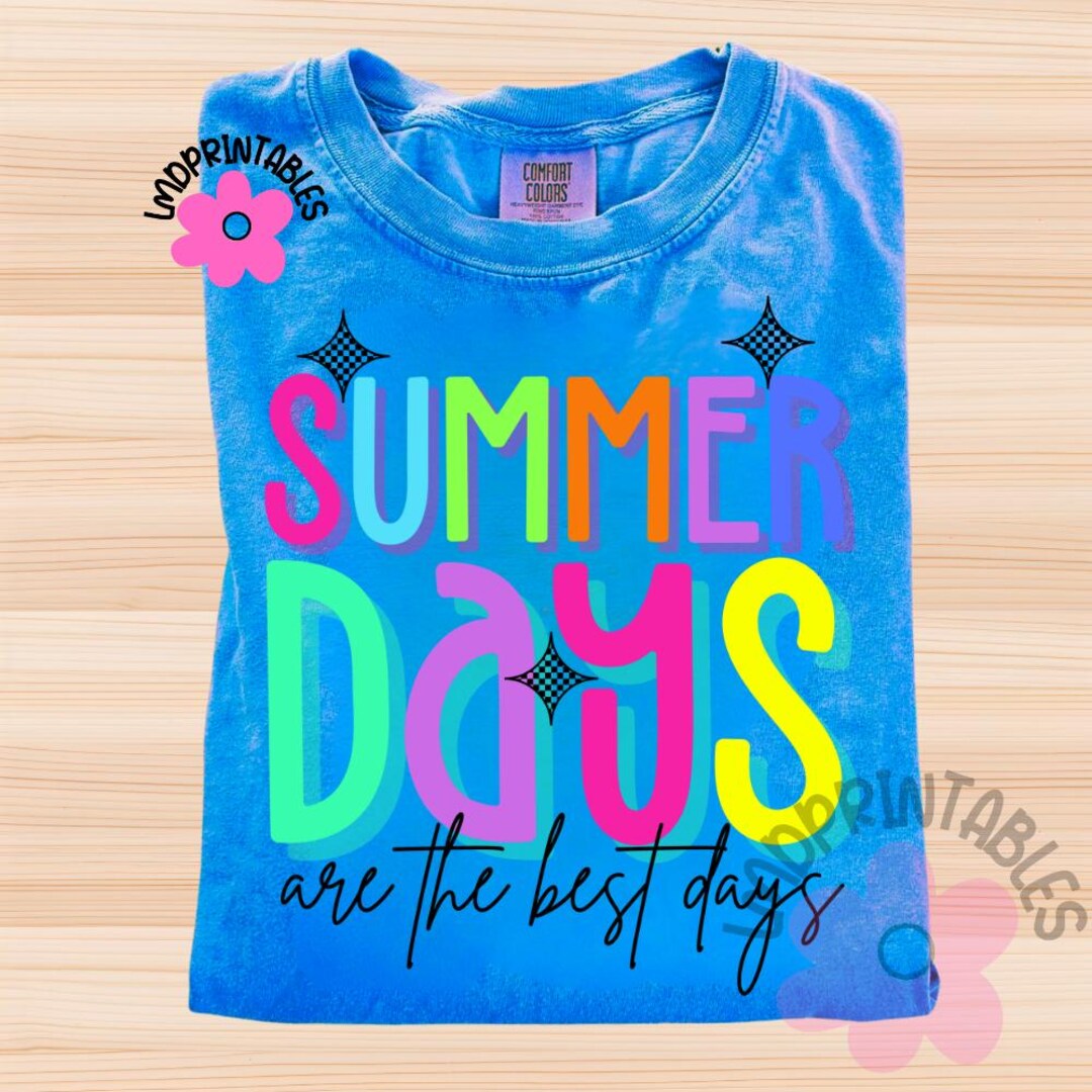 Summer Days PNG, Summertime Png, Neon Summer Png, Trendy Summer Png ...