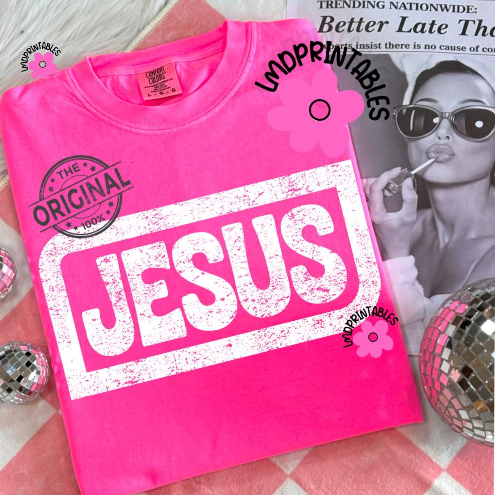 Jesus PNG, Retro Jesus Shirt Png, Christian Png, Neon Summer Jesus ...