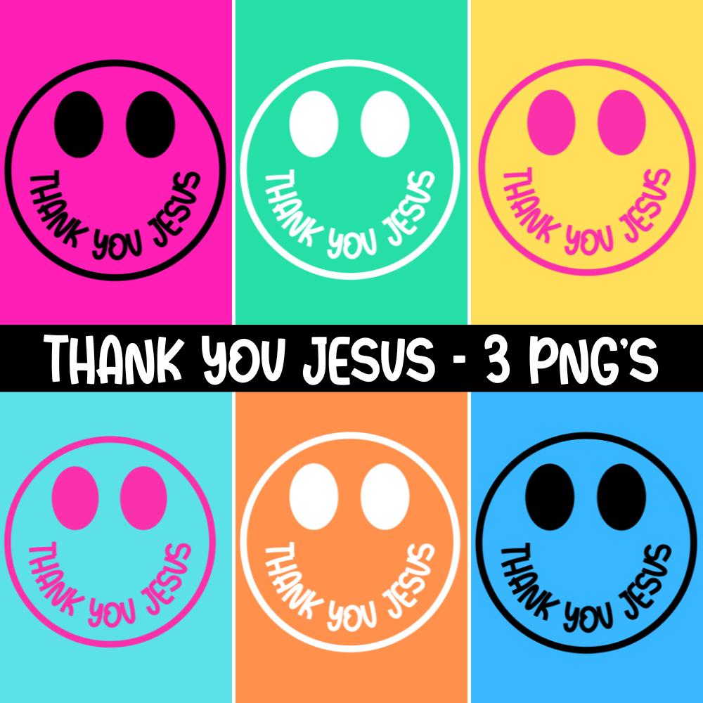 Christian Smiley Bundle Png, Thank You Jesus Png, God Png, Smiley Faith ...